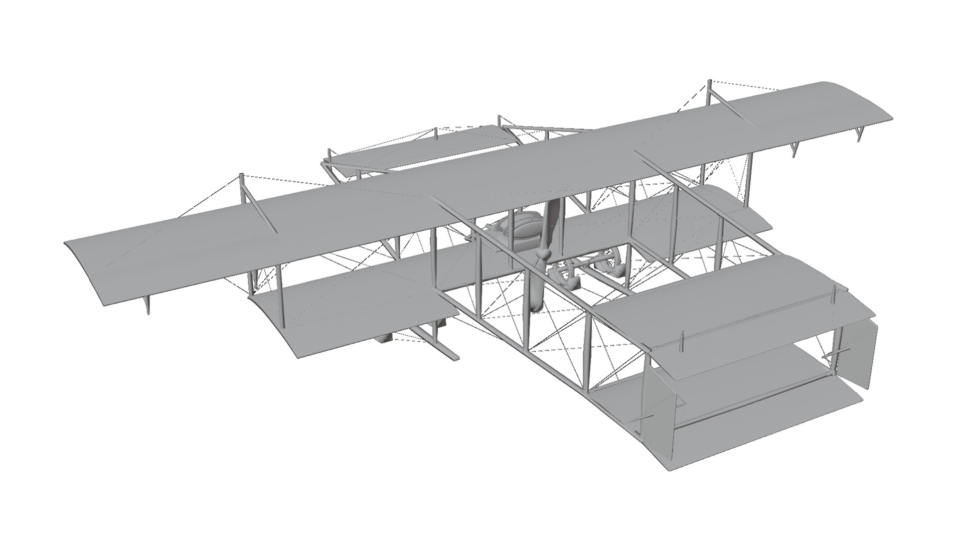 3D Farman IV Model - TurboSquid 2243419