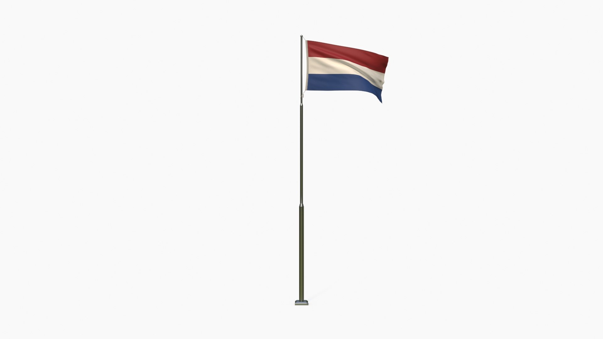 Animated Netherlands Flag Model - TurboSquid 1798207