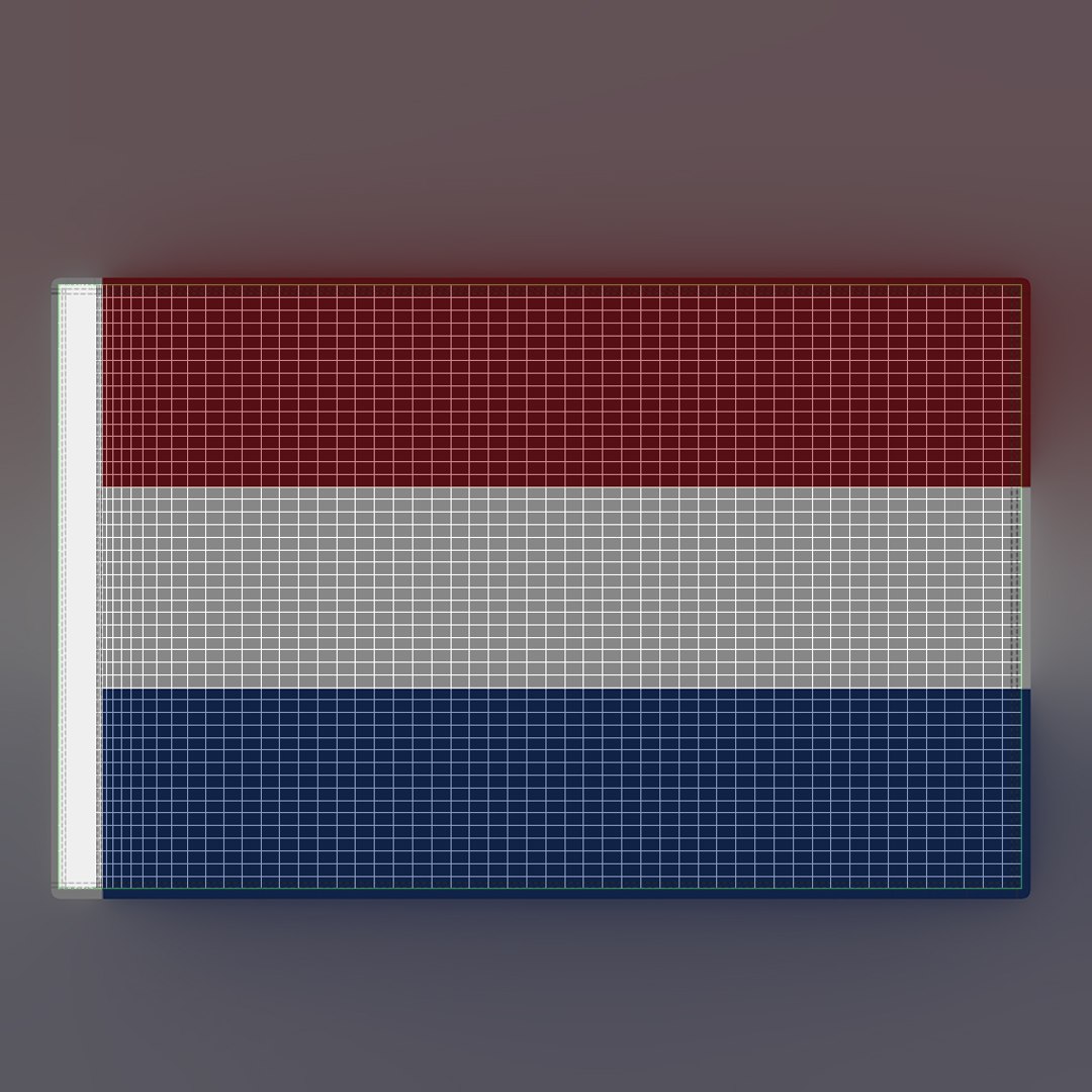 Animated Netherlands Flag Model - TurboSquid 1798207
