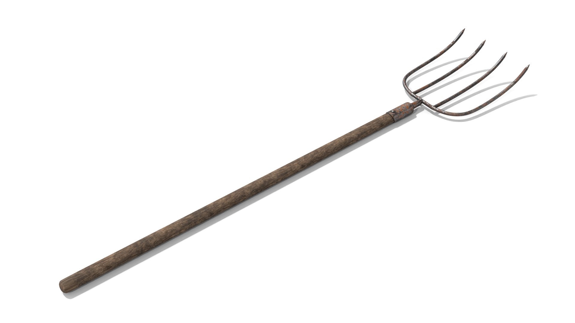 Old Rusty Pitchfork 3D Model - TurboSquid 1752659