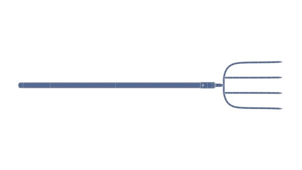 Old Rusty Pitchfork 3D model - TurboSquid 1752659