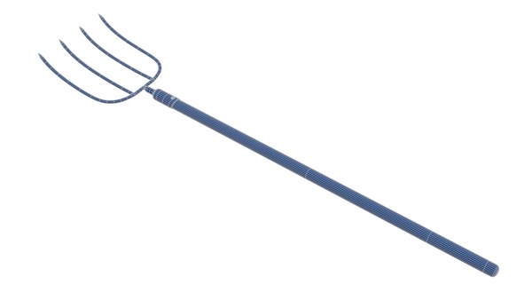 Old Rusty Pitchfork 3D model - TurboSquid 1752659