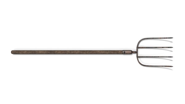 Old Rusty Pitchfork 3D model - TurboSquid 1752659