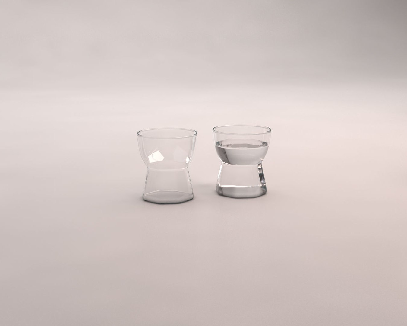 3D glass water model - TurboSquid 1551087