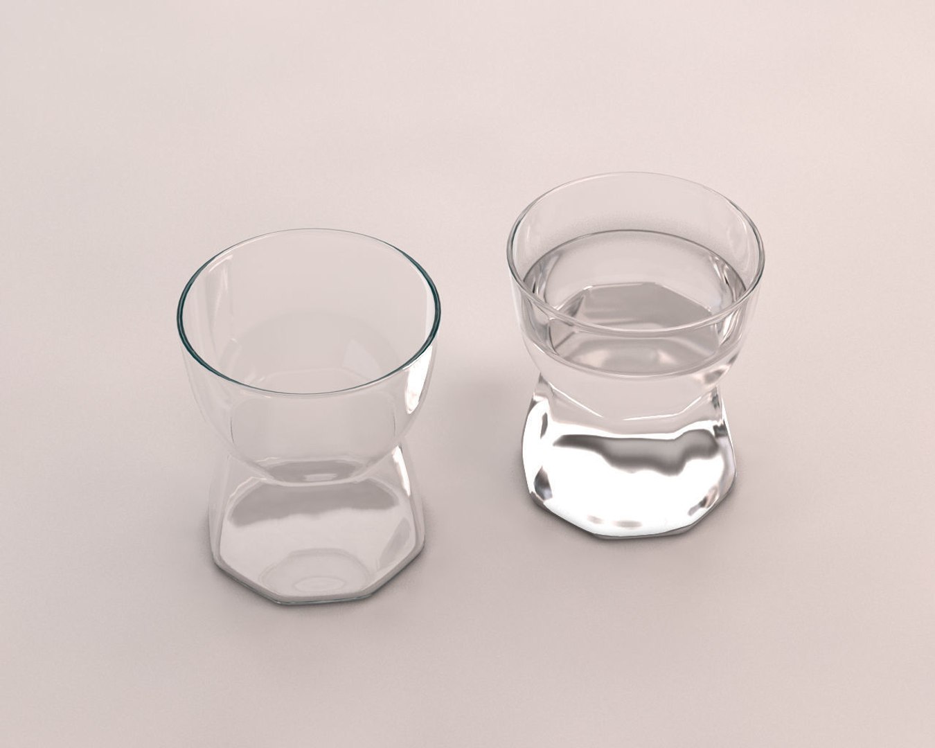 3D glass water model - TurboSquid 1551087