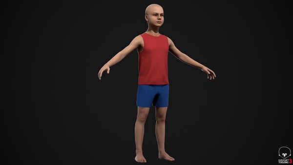 Little boy 3D model - TurboSquid 1753326