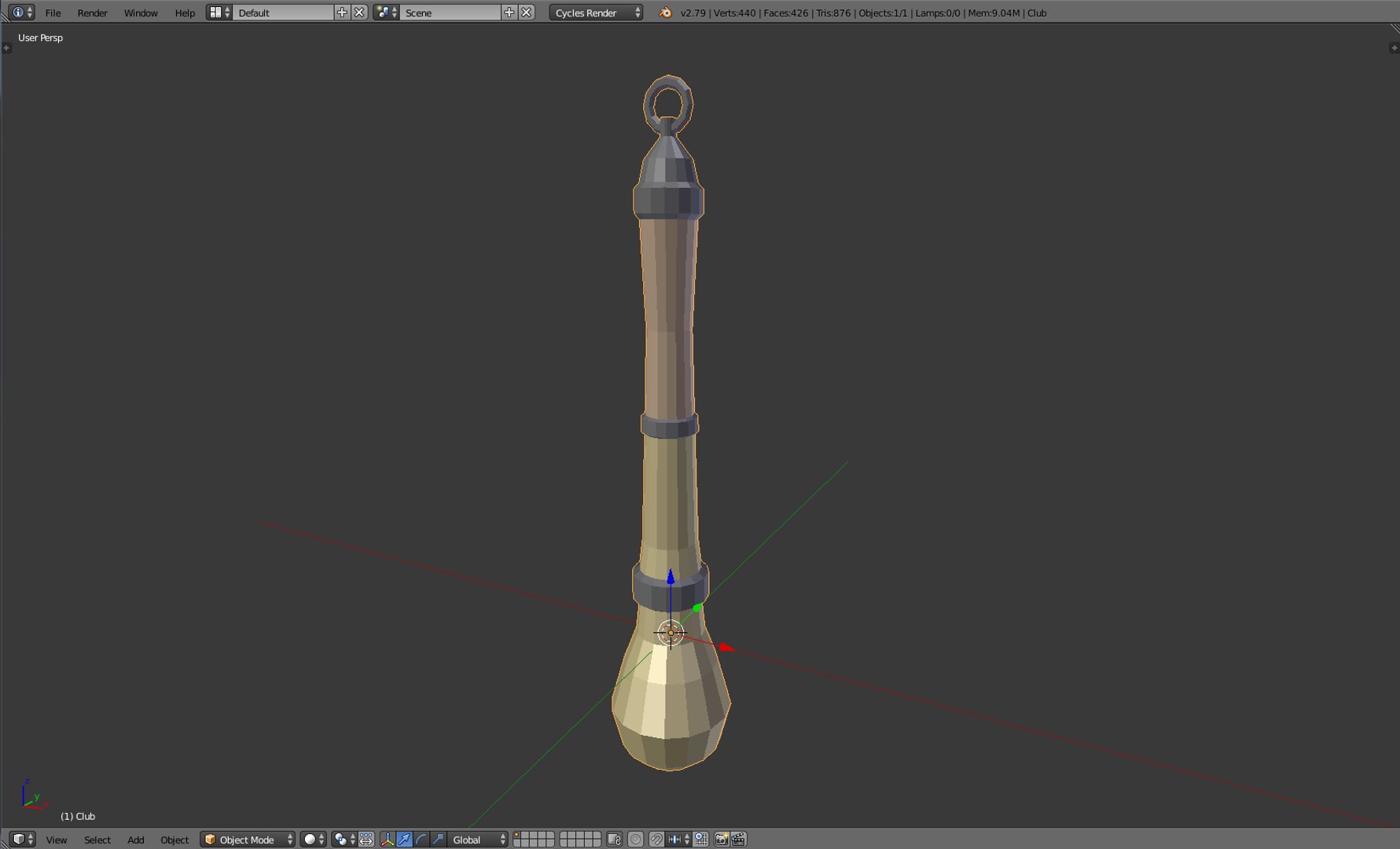 Club Weapon Rpg 3D Model - TurboSquid 1264149