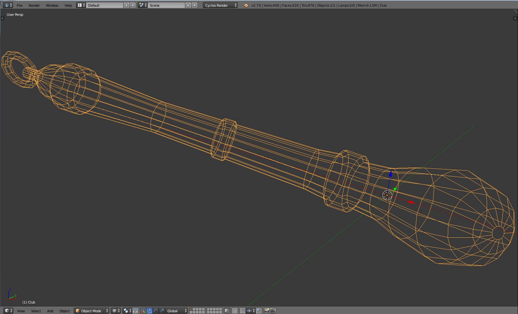Club Weapon Rpg 3D Model - TurboSquid 1264149