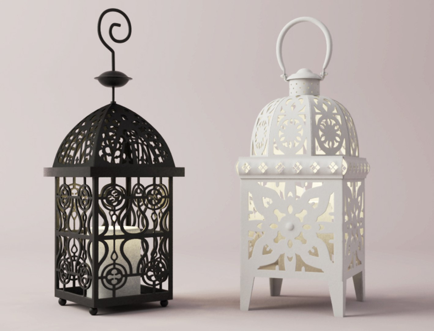 Moroccan Lanterns 3D Model - TurboSquid 1194088