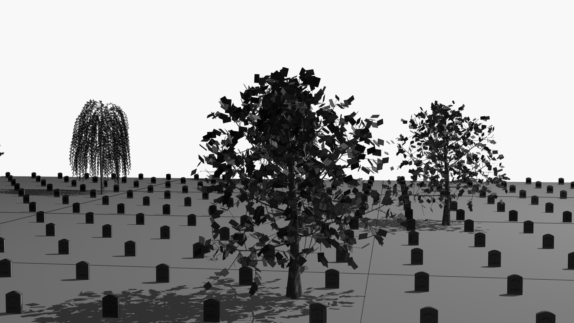 Cemetery 3D Model - TurboSquid 2028308