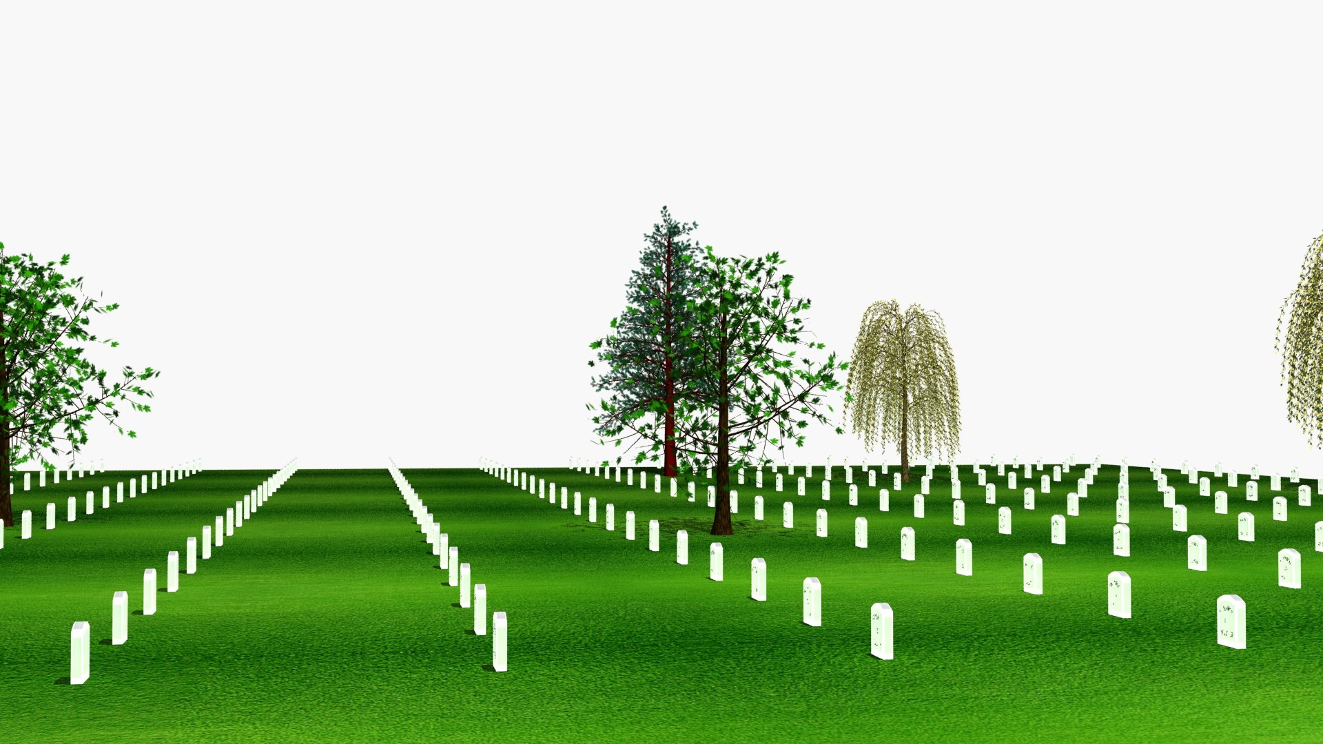 Cemetery 3D Model - TurboSquid 2028308