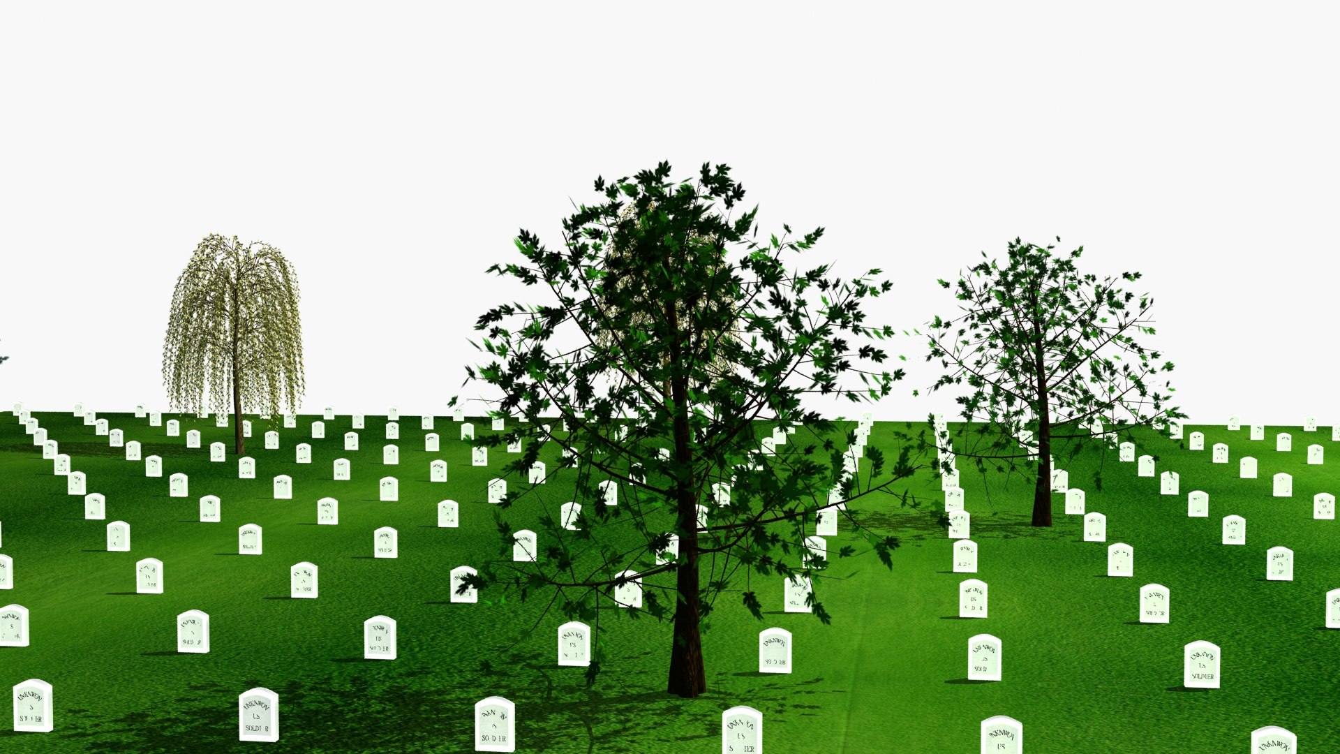 Cemetery 3D Model - TurboSquid 2028308