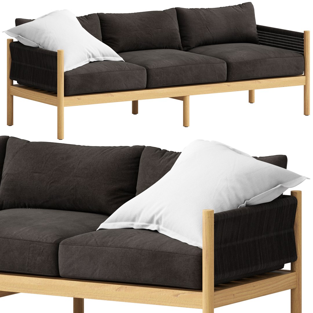 Globewest Cannes Sofa 3D model - TurboSquid 2165923