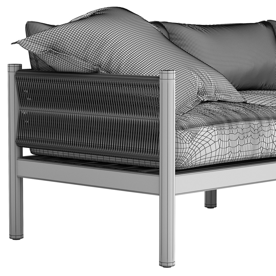 Globewest Cannes Sofa 3D model - TurboSquid 2165923