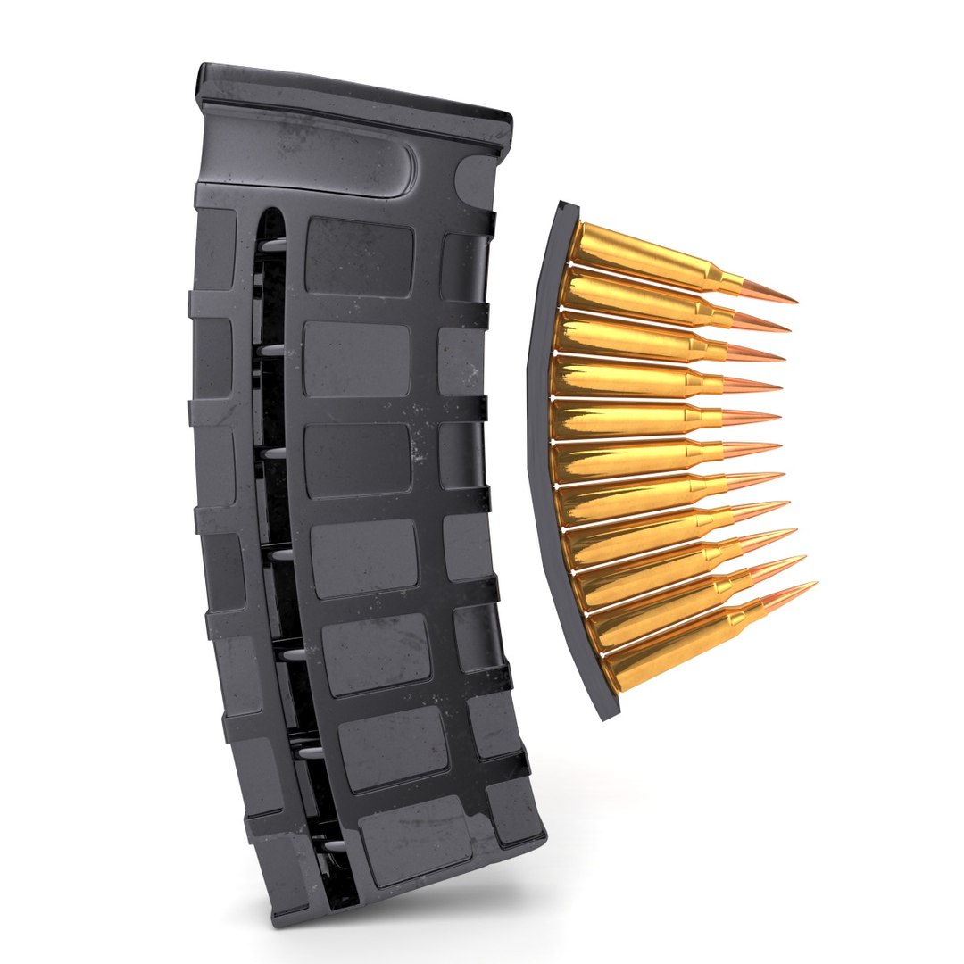 3D Gun Magazine Rifle - TurboSquid 1690293