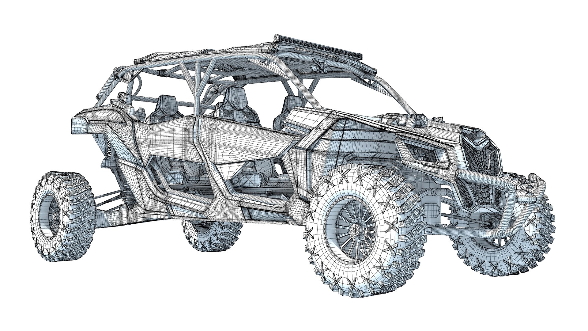 3D ATV Four Wheeler Buggy - TurboSquid 2153997