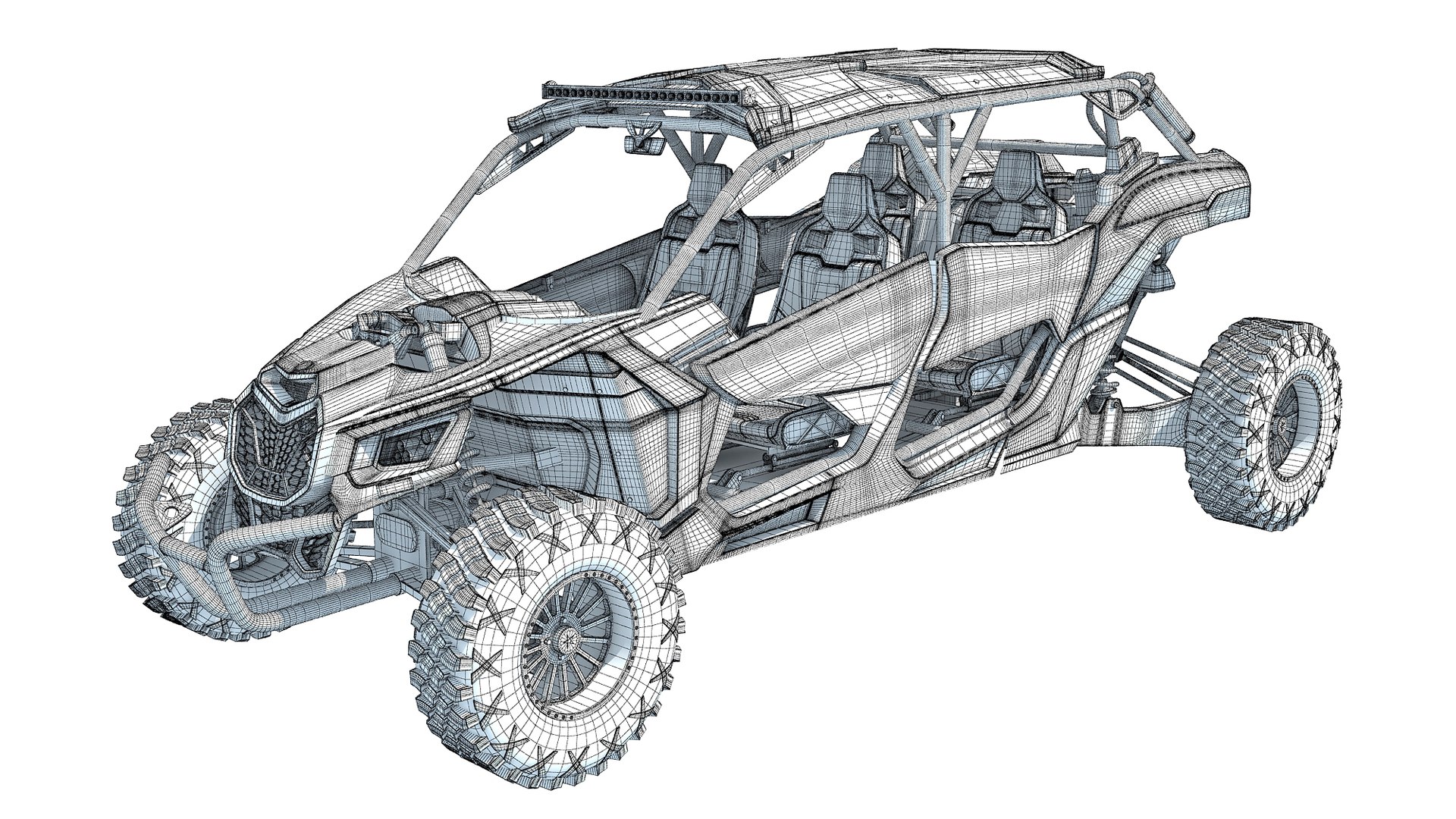 3D ATV Four Wheeler Buggy - TurboSquid 2153997