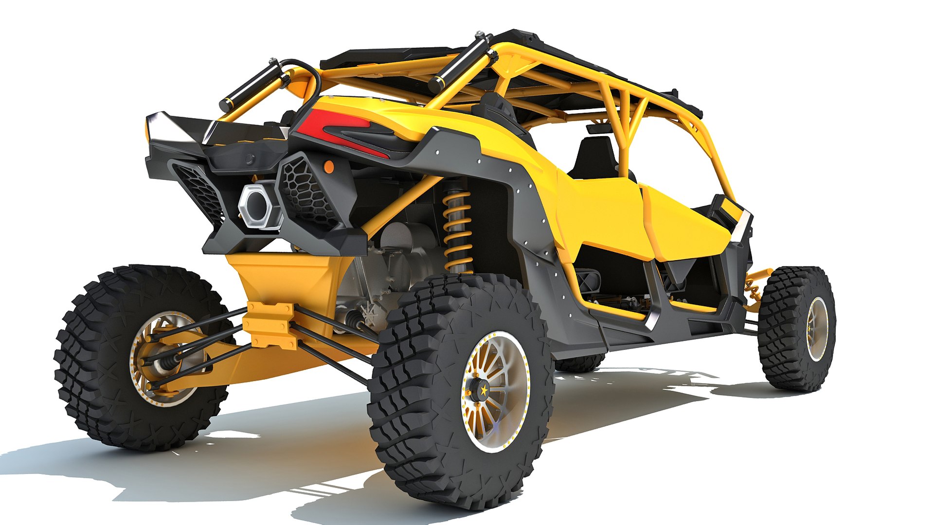3D ATV Four Wheeler Buggy - TurboSquid 2153997