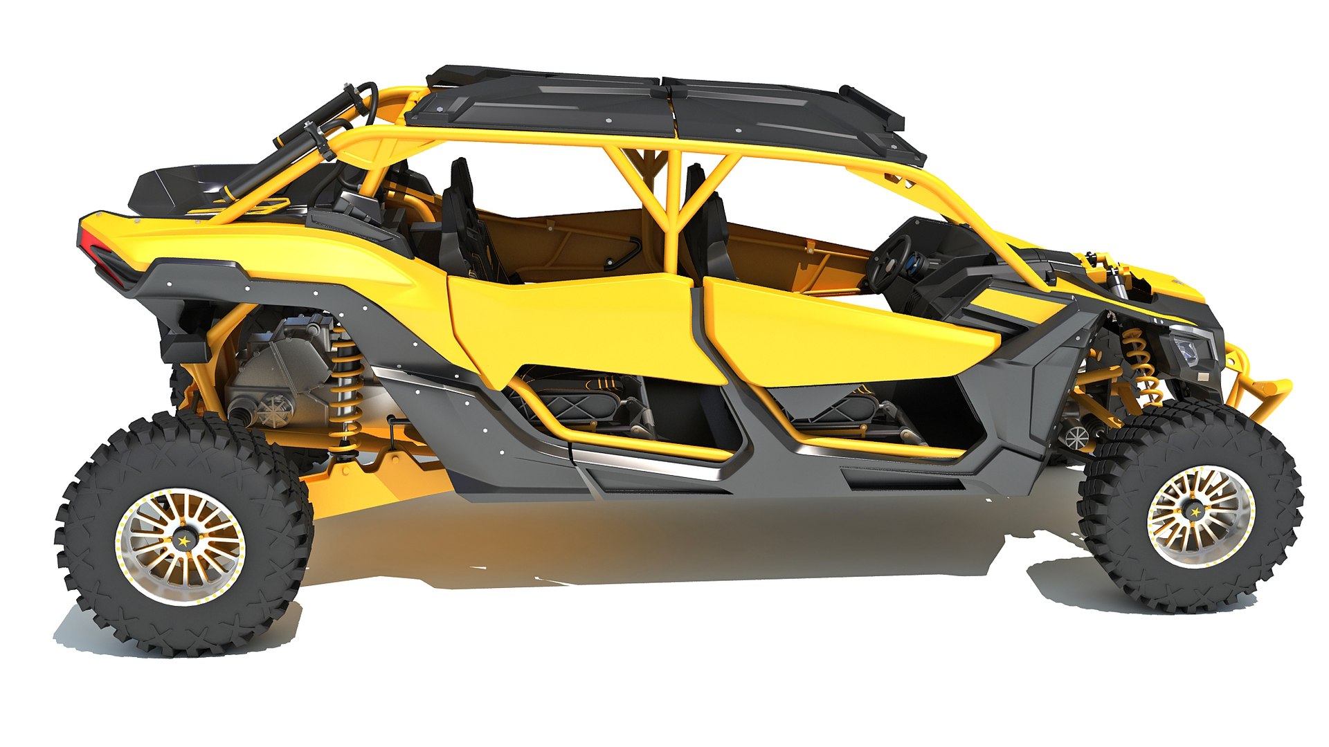 3D ATV Four Wheeler Buggy - TurboSquid 2153997