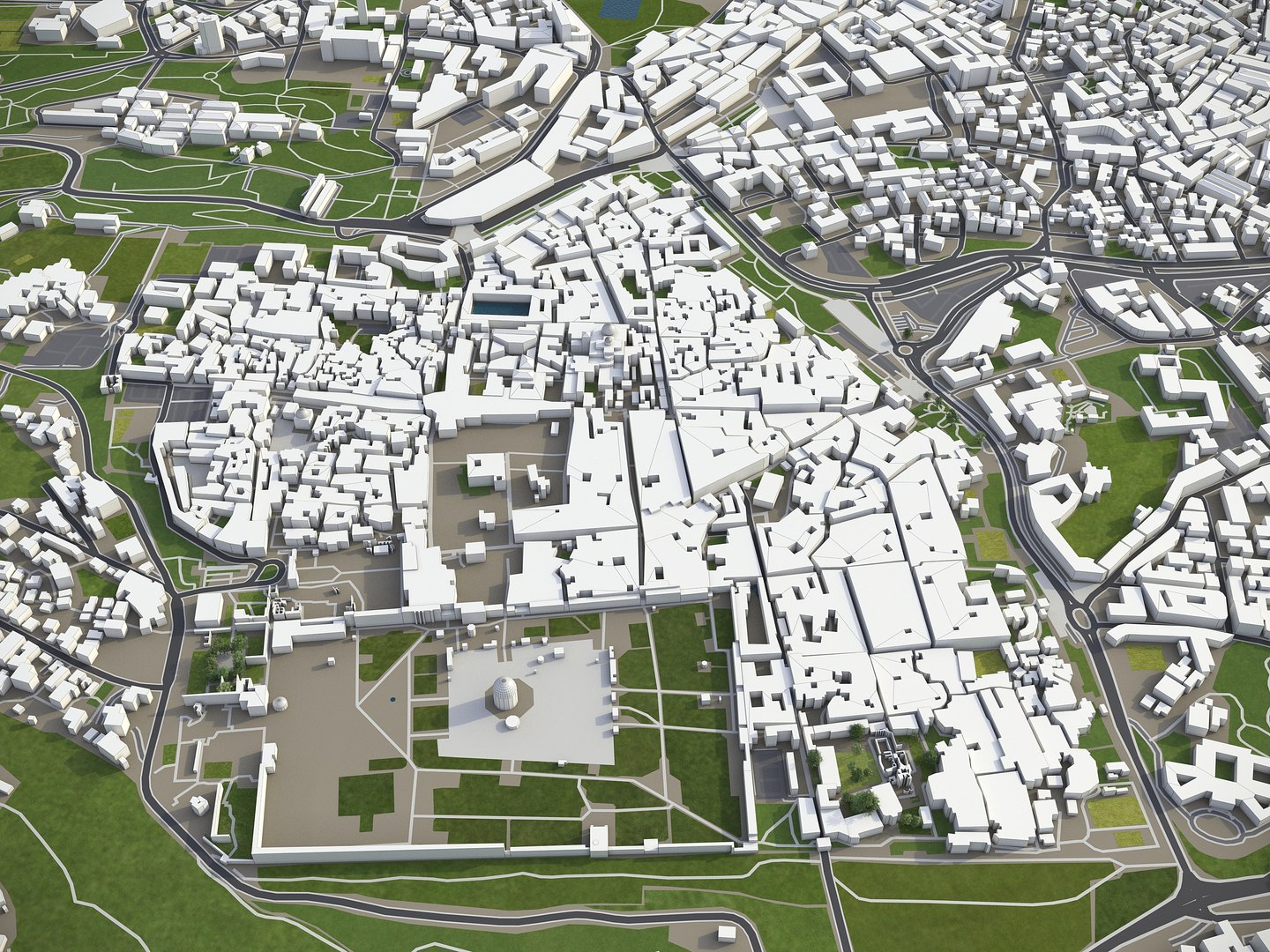 City Jerusalem Surrounding - 3D Model - TurboSquid 1410265