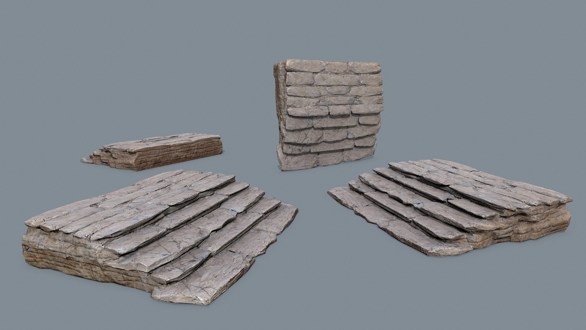 3D Model Ruin Wall - TurboSquid 2209824