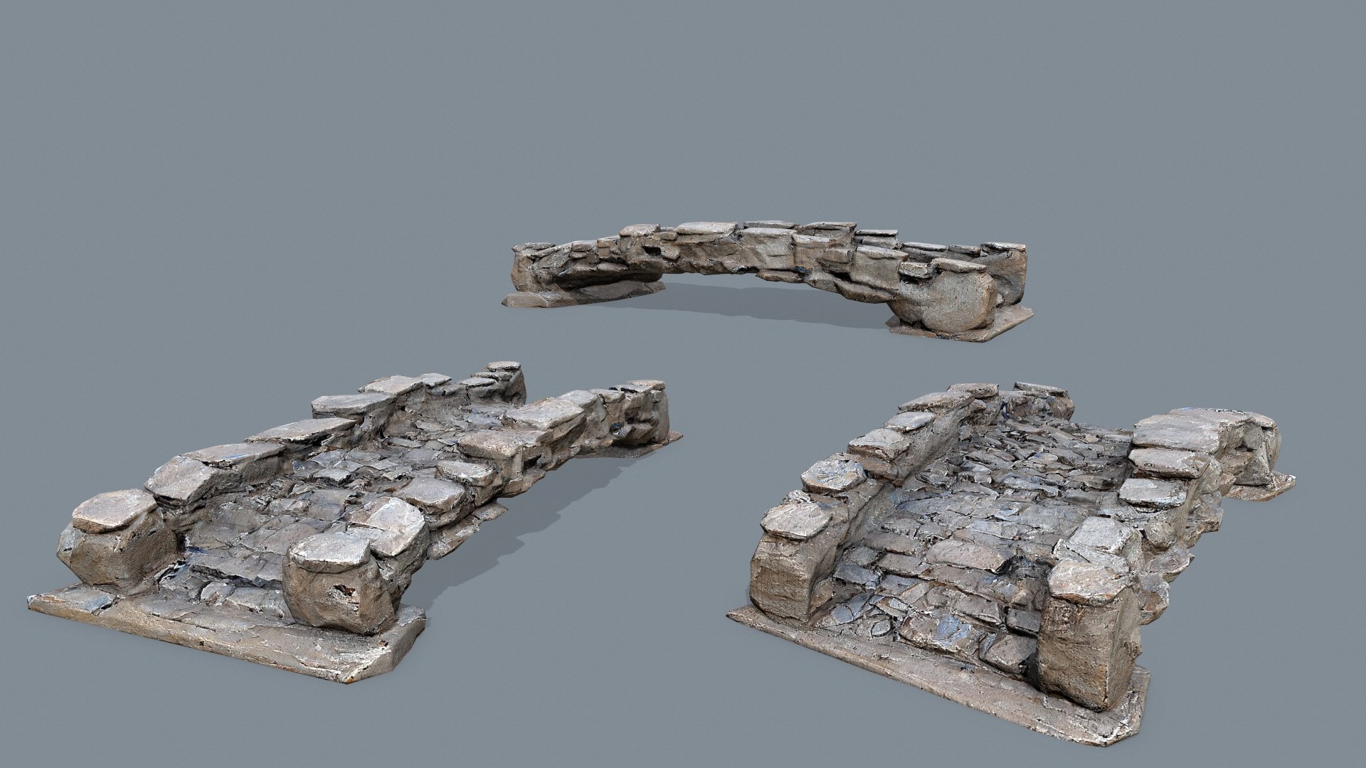 3D Model Ruin Wall - TurboSquid 2209824