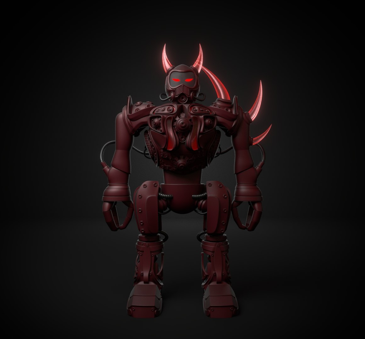 red devil 3d model
