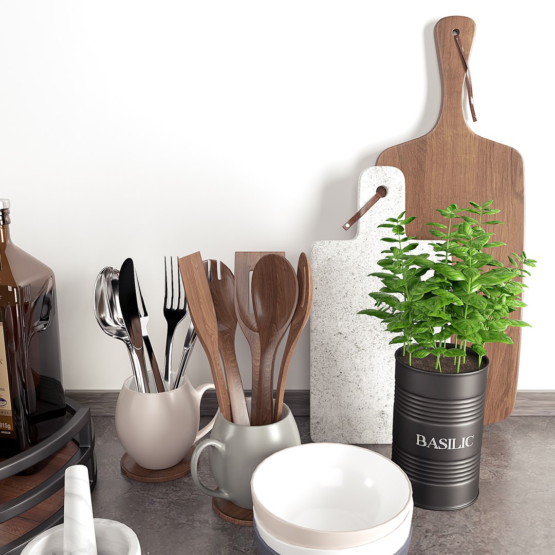 Accessories Kitchen Model - TurboSquid 1505686