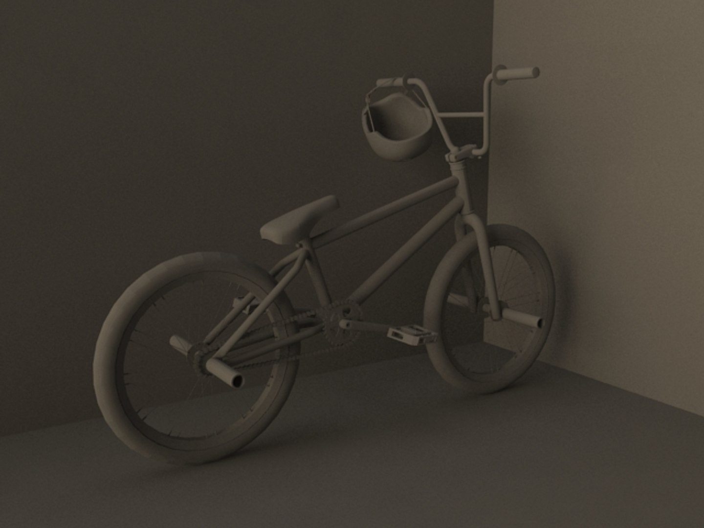 3d bmx bike model