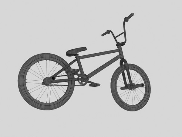 3d bmx bike model
