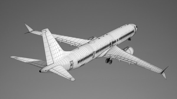 modelo 3d Boeing 737 MAX9 - TurboSquid 1997337