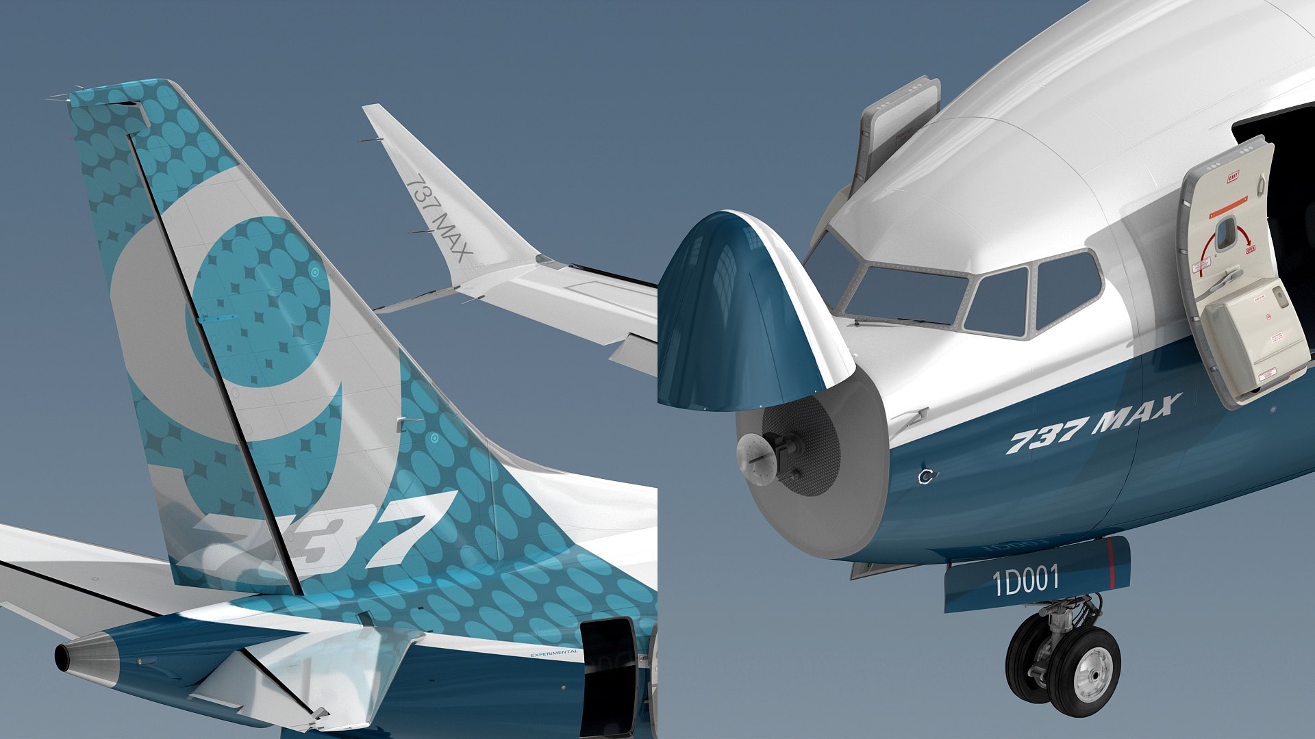 Boeing 737 MAX9 3D - TurboSquid 1997337