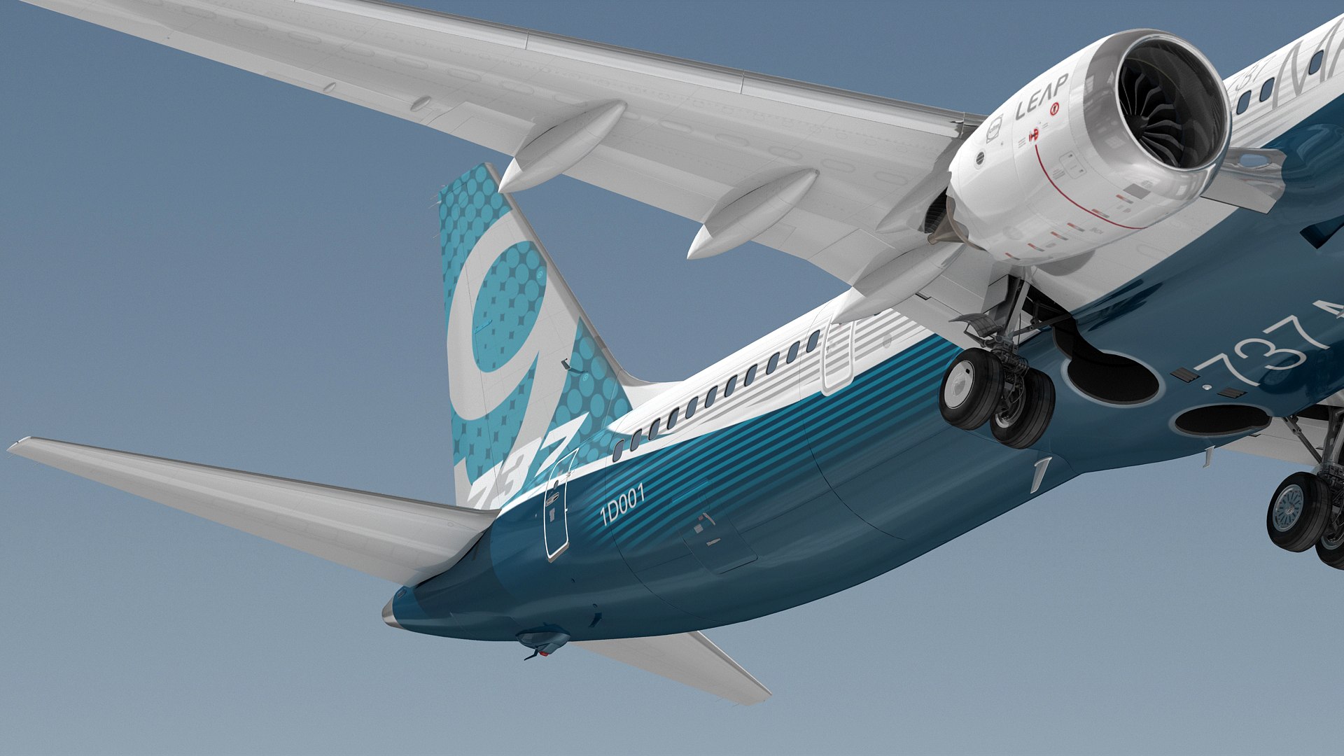 Boeing 737 MAX9 3D - TurboSquid 1997337