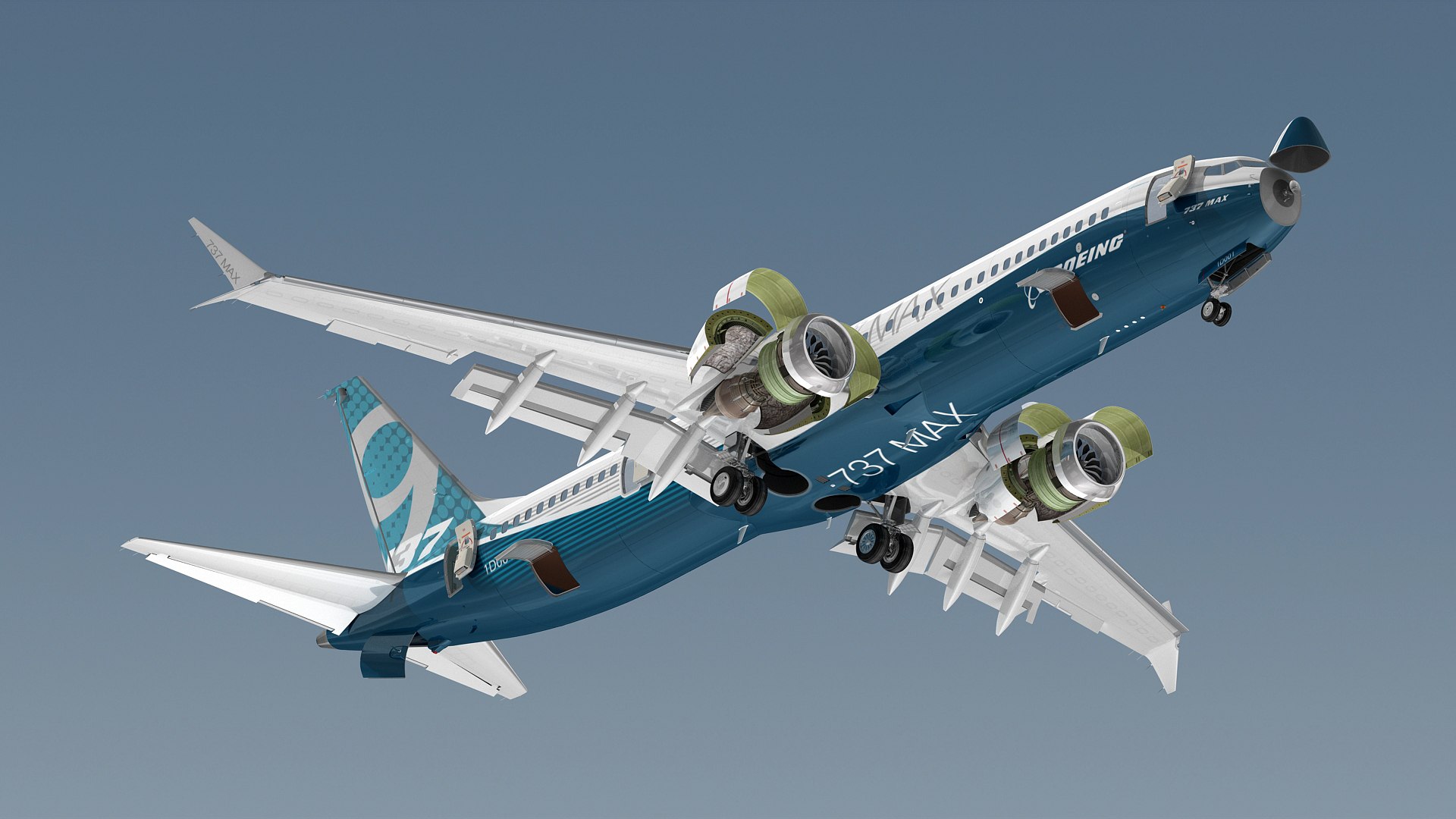 Boeing 737 MAX9 3D - TurboSquid 1997337