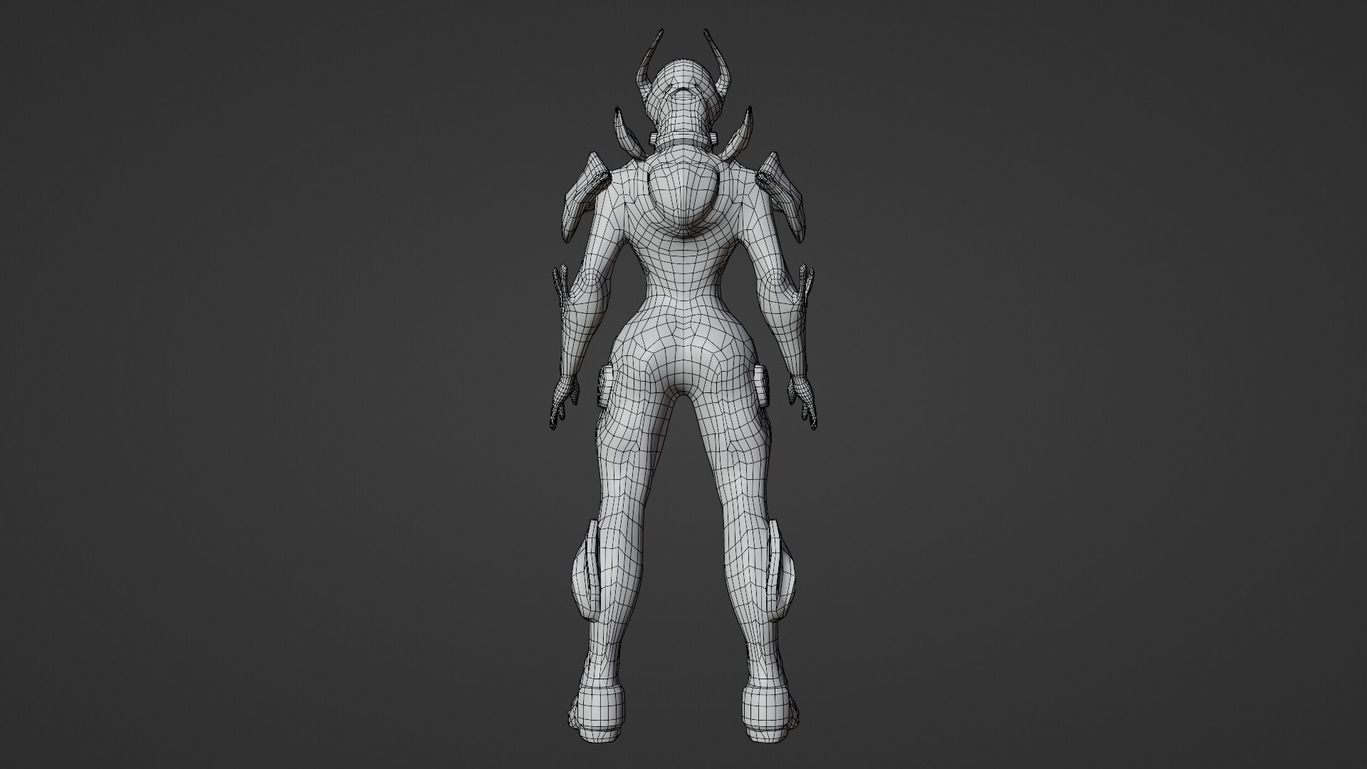 3D Low Poly Cyborg - Luminexa Model - TurboSquid 2322795