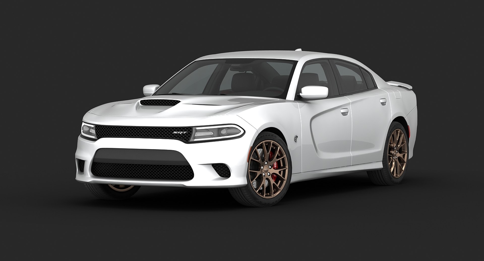 Dodge Charger Srt Hellcat 3d Model