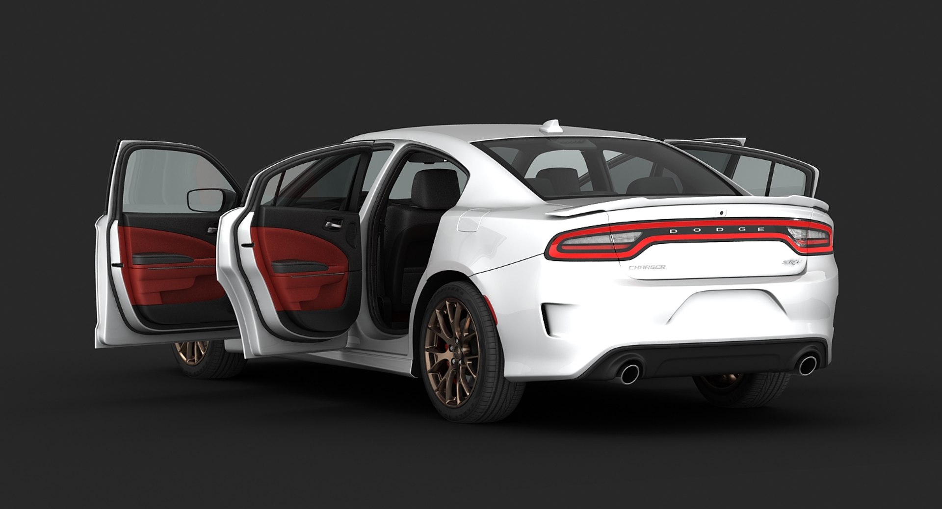 Dodge Charger Srt Hellcat 3d Model