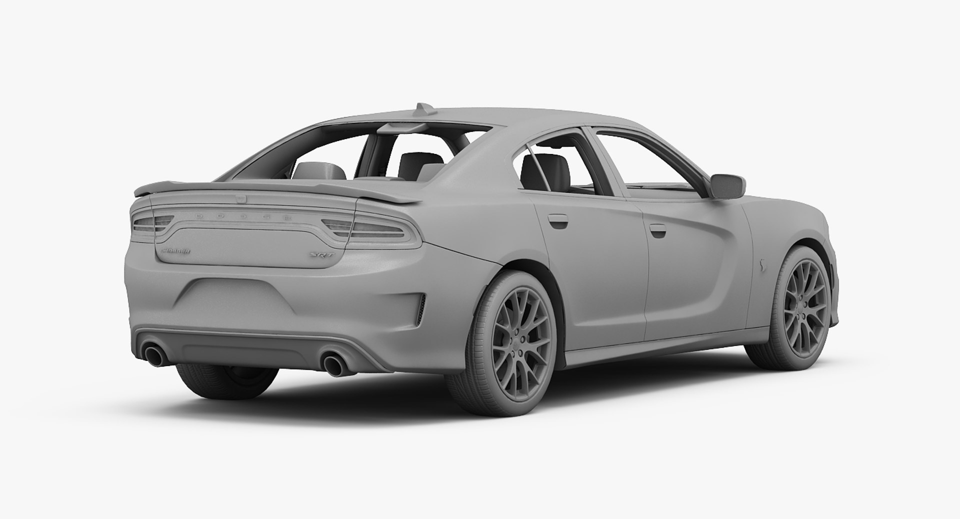 Dodge Charger Srt Hellcat 3d Model