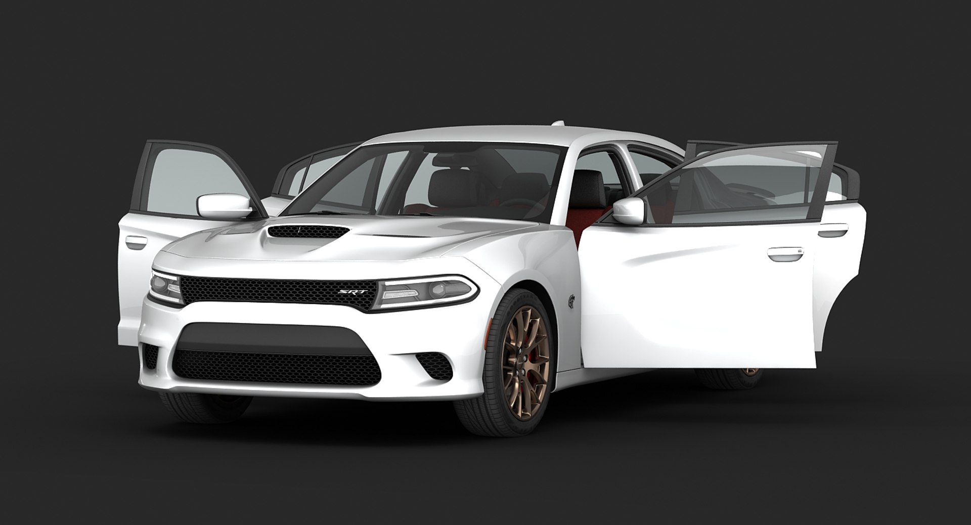 dodge charger srt hellcat 3d model