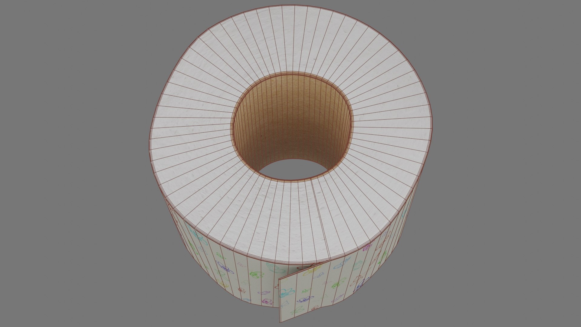 Toilet paper 02 3D model - TurboSquid 1730509
