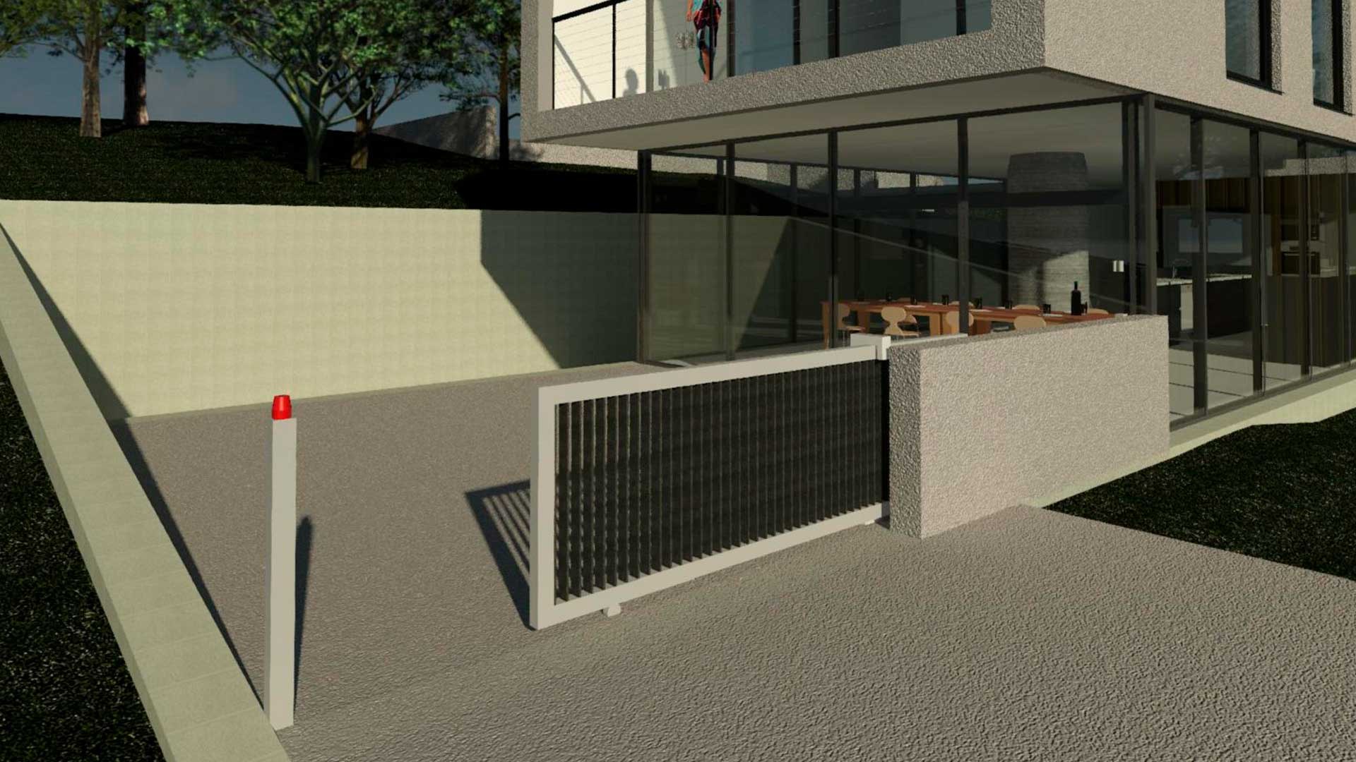 Automatic Sliding Gate 3D Model - TurboSquid 2010863