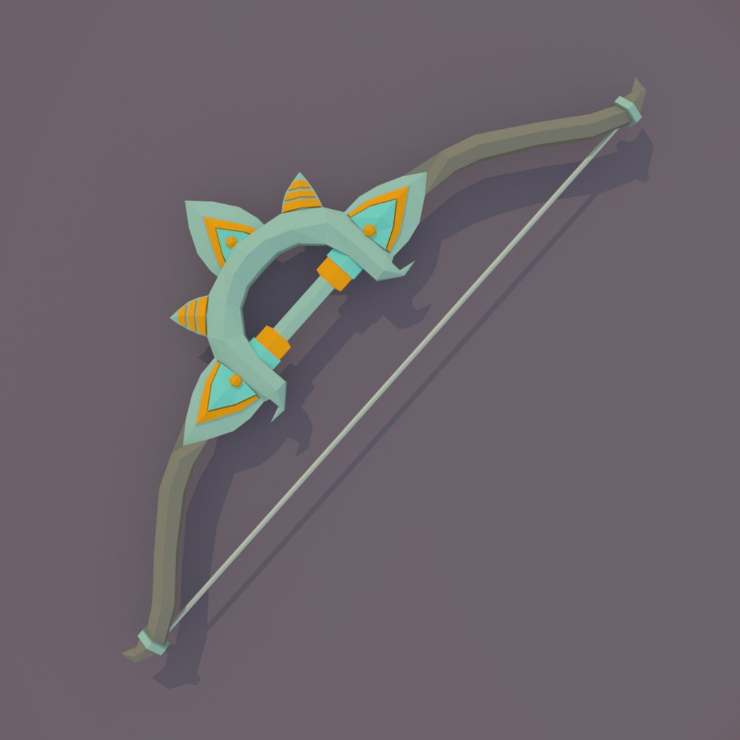 3D Fantasy Bows Model - TurboSquid 1512727