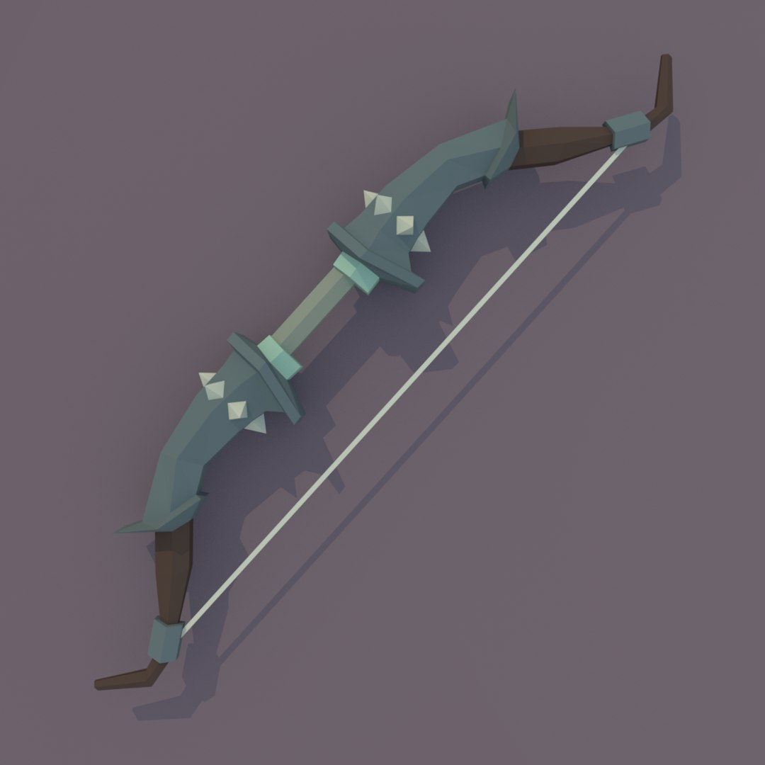 3D Fantasy Bows Model - TurboSquid 1512727