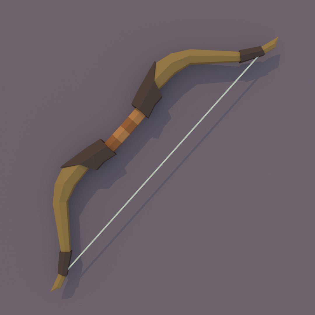 3D Fantasy Bows Model - TurboSquid 1512727