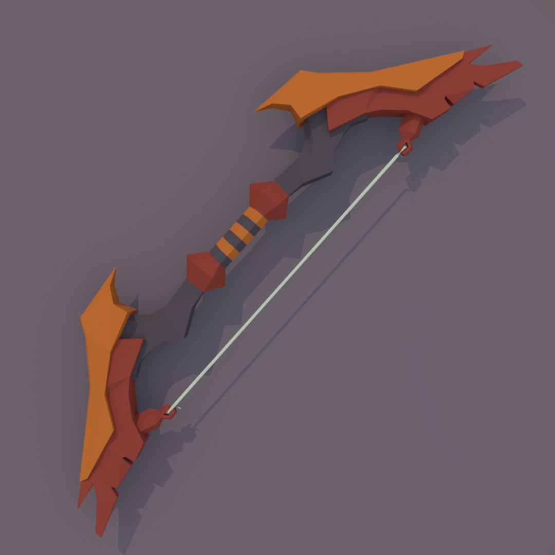 3D Fantasy Bows Model - TurboSquid 1512727