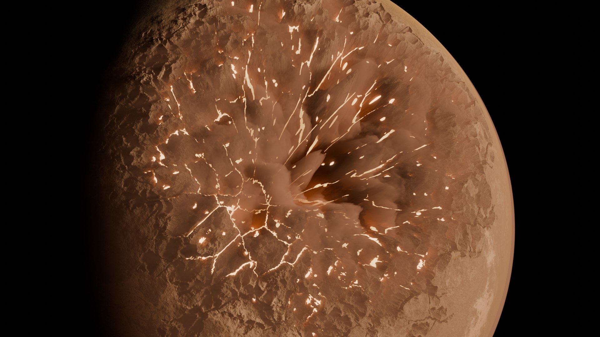 Procedural Planet Absorption Animated 3D Model - TurboSquid 2277043