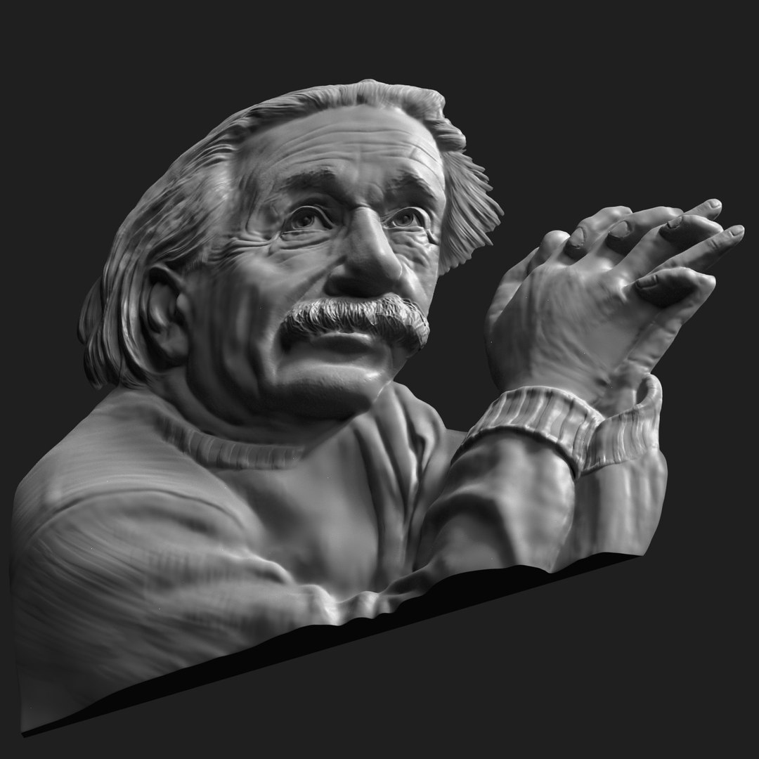 3D Albert Einstein - TurboSquid 1178600