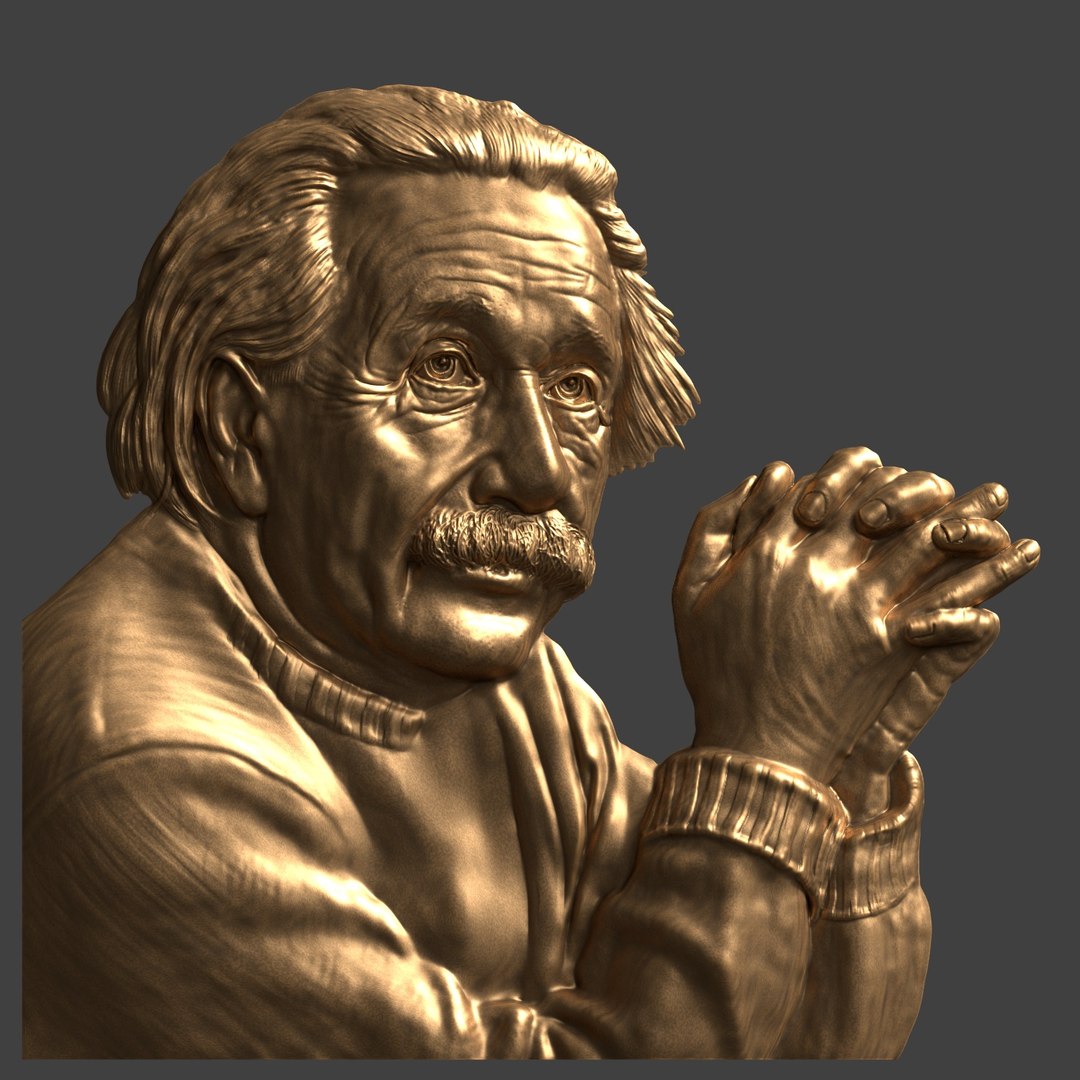 3D Albert Einstein - TurboSquid 1178600
