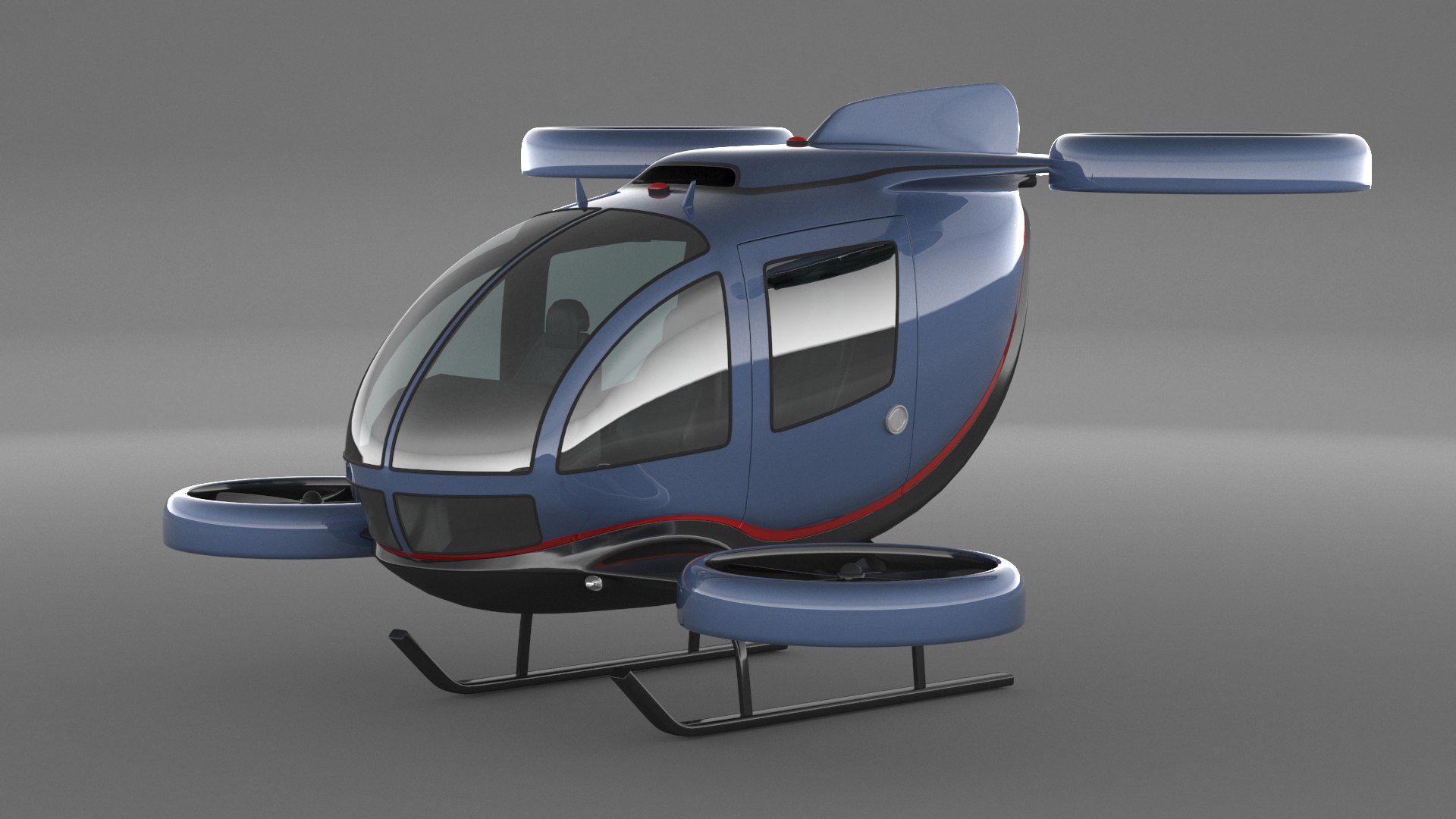 Drone Taxi 3D Model - TurboSquid 1824956