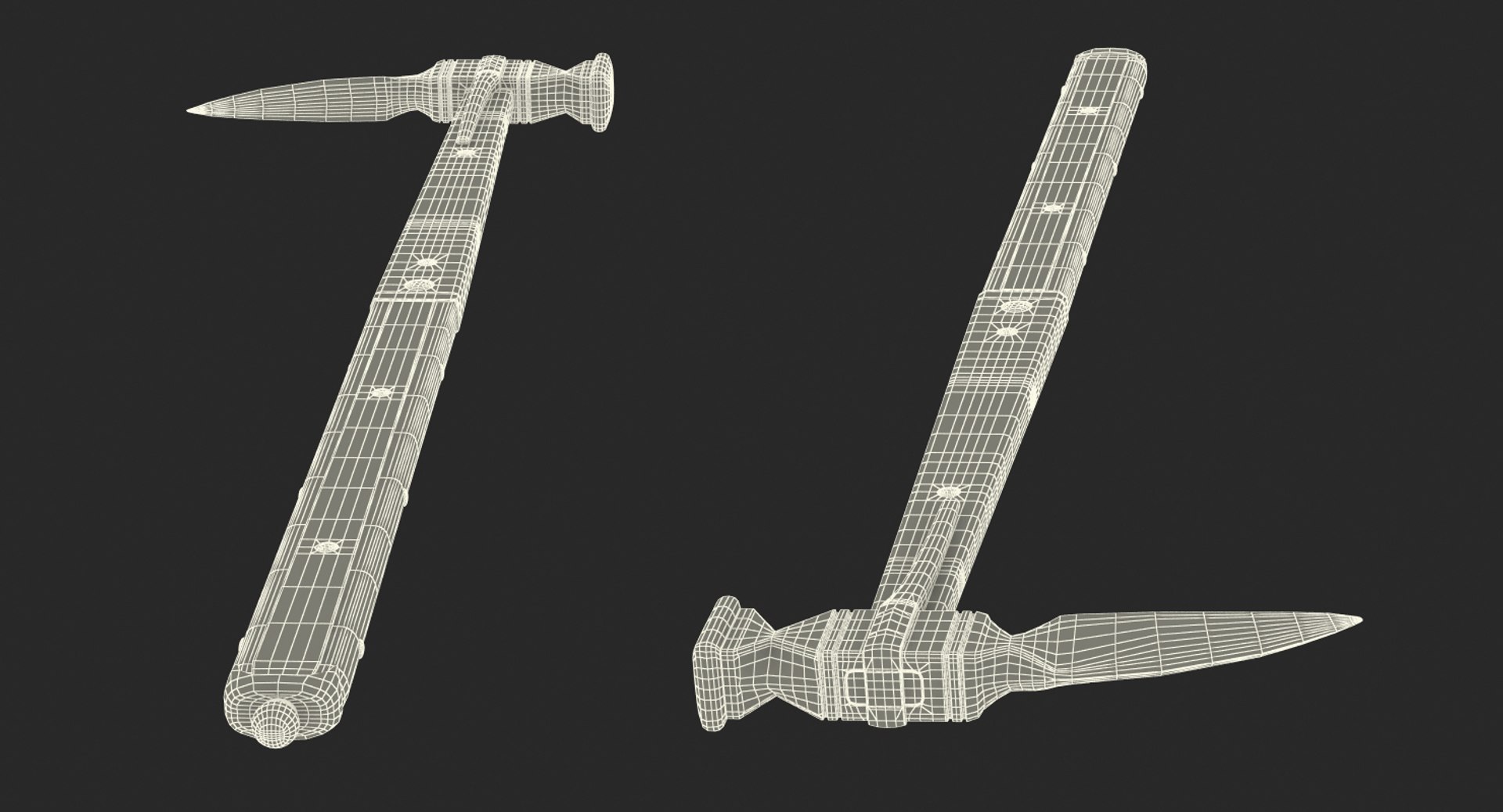 3d Medieval Military Hammer